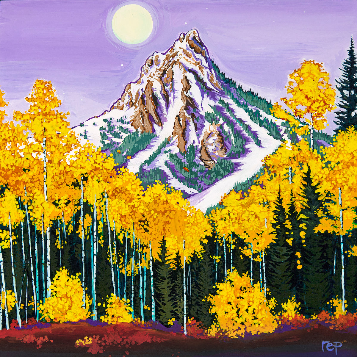 Autumn Ross Peak // Giclee Paper Print – Rachel Pohl Art